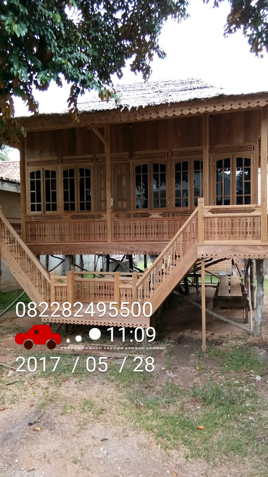Rumah Kayu Bongkar Pasang Tipe 48 m2