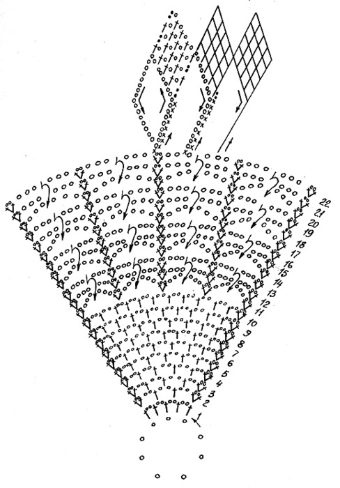 Tina's handicraft : 72 charts for crochet shawl