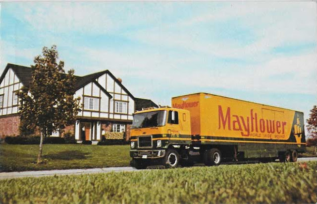 *Postcard Gems: Mayflower Moving Van