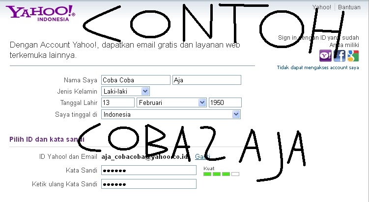 Coba2-aja : Cara mendaftar Email Yahoo Indonesia | Coba2aja