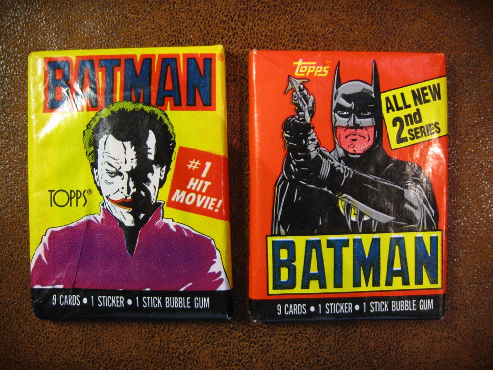 Lair of the Dork Horde: Trading Cards! 1989 Batman Movie Cards!