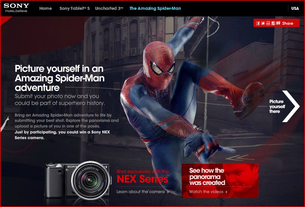 FMS 482: Entertainment Industries: Sony Amazing Spider Man & Camera Synergy