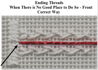 Creative Stitch: Those Pesky Ending Threads