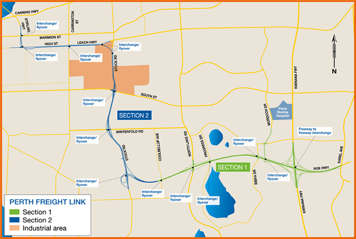 Perth Freight Link Info Blog: A NEW ROE 8 / PERTH FREIGHT LINK MAP ...
