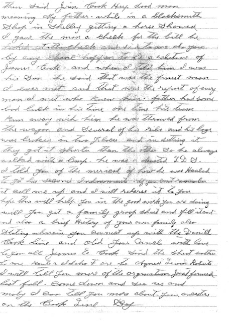 Cook Family History: James Nathaniel Cook - Part Two