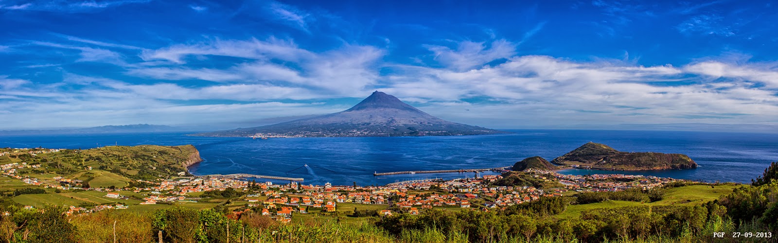 Um olhar pela minha lente: Panorama do canal Faial / Pico