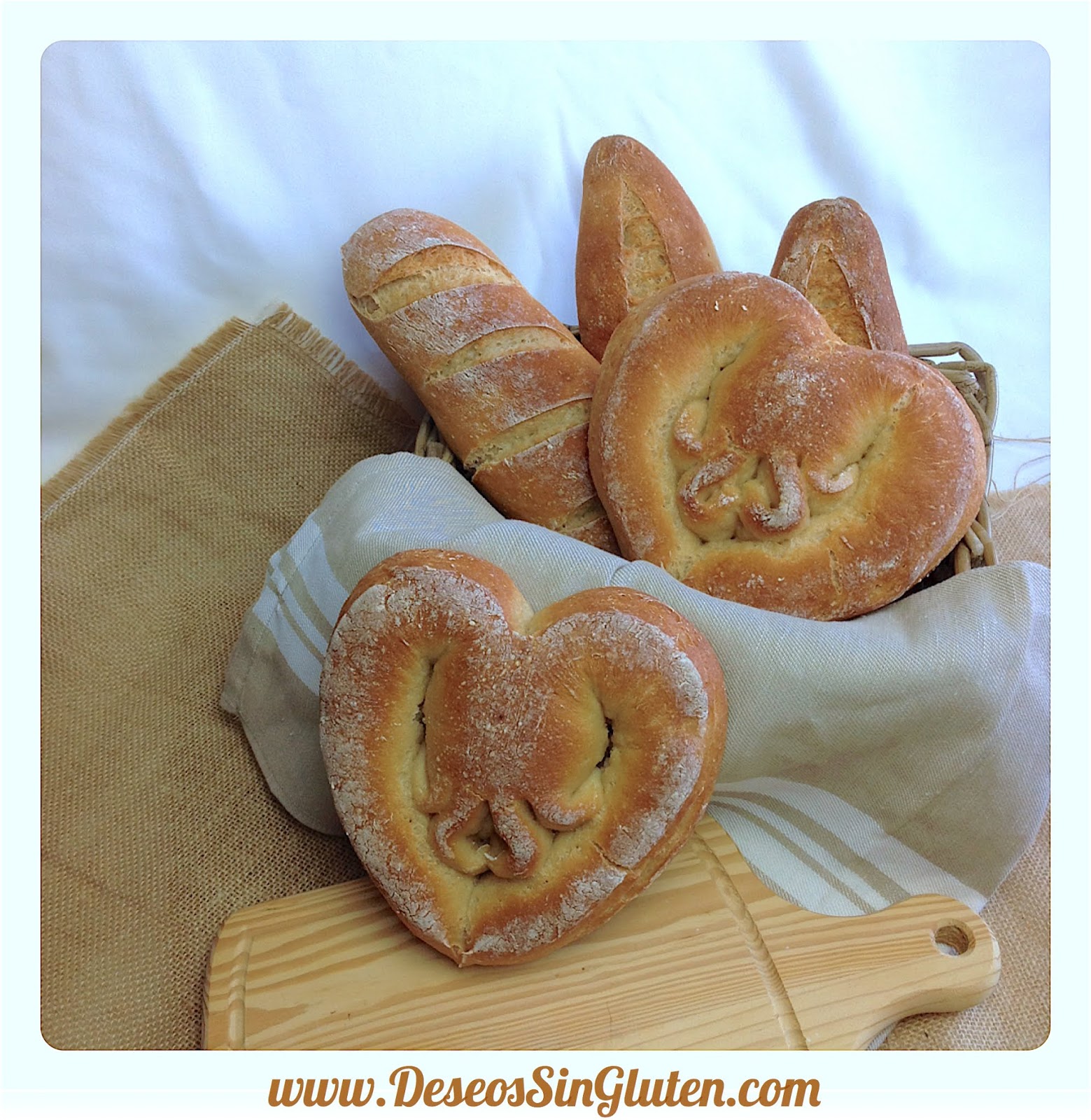 CORAZÓN DE PAN SIN GLUTEN (Paso a Paso)