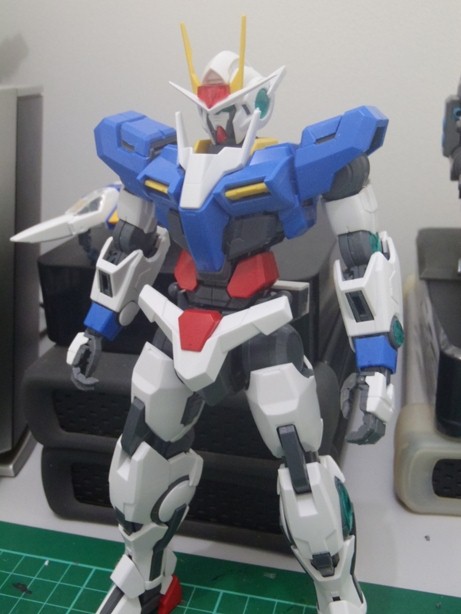 WIP: 1/100 MG Gundam 00 Raiser - Assembly ~ Hobby Ow Yeah!