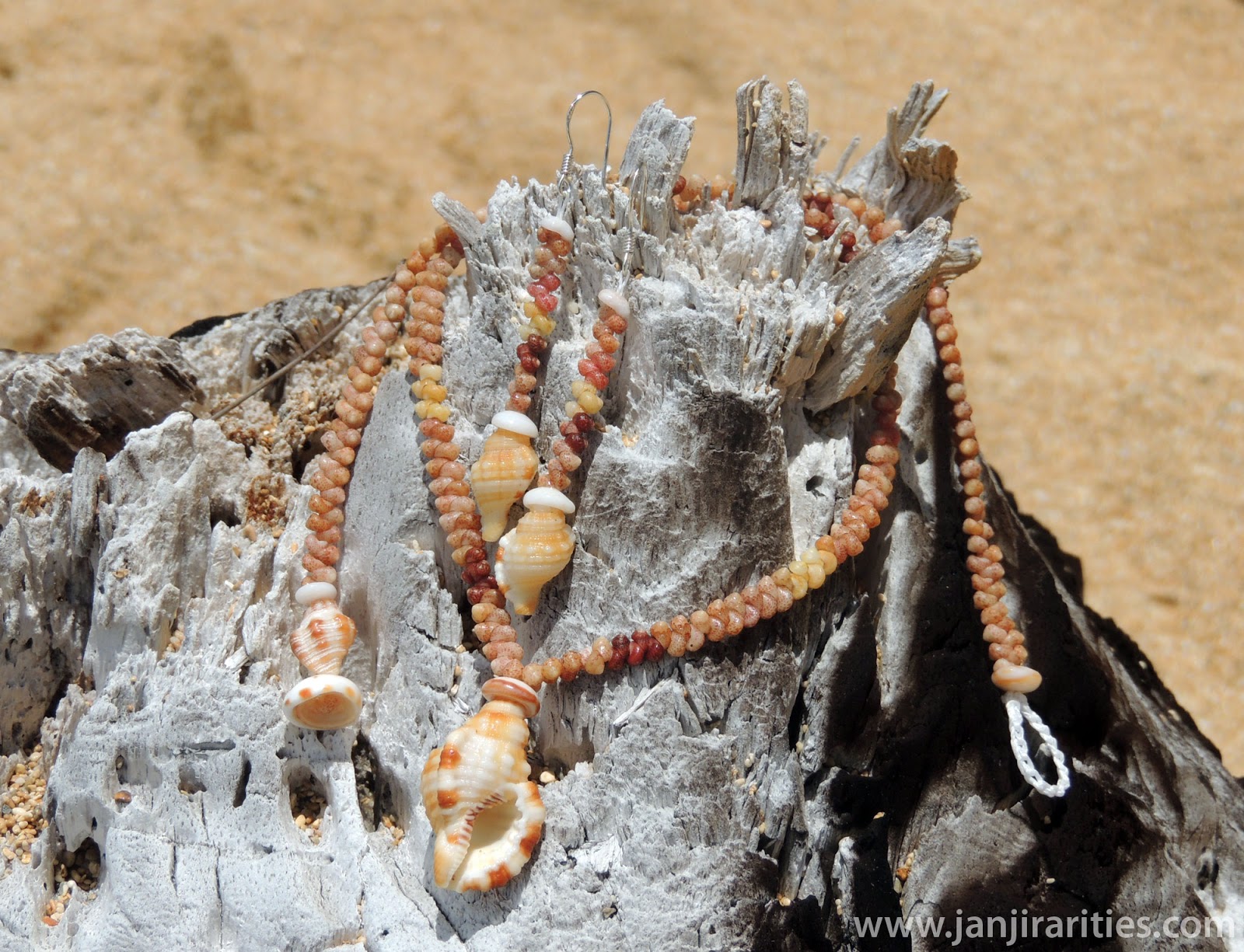 Kahelelani & Sunrise shell jewelry by.... Janjira: Kahelelani & white ...