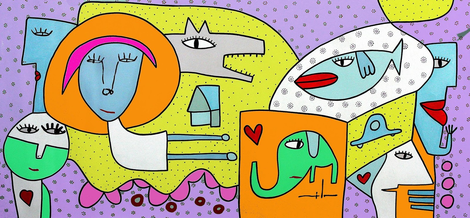 Pinzellades al món: Il·lustracions de Milo Lockett: retornant a món infantil