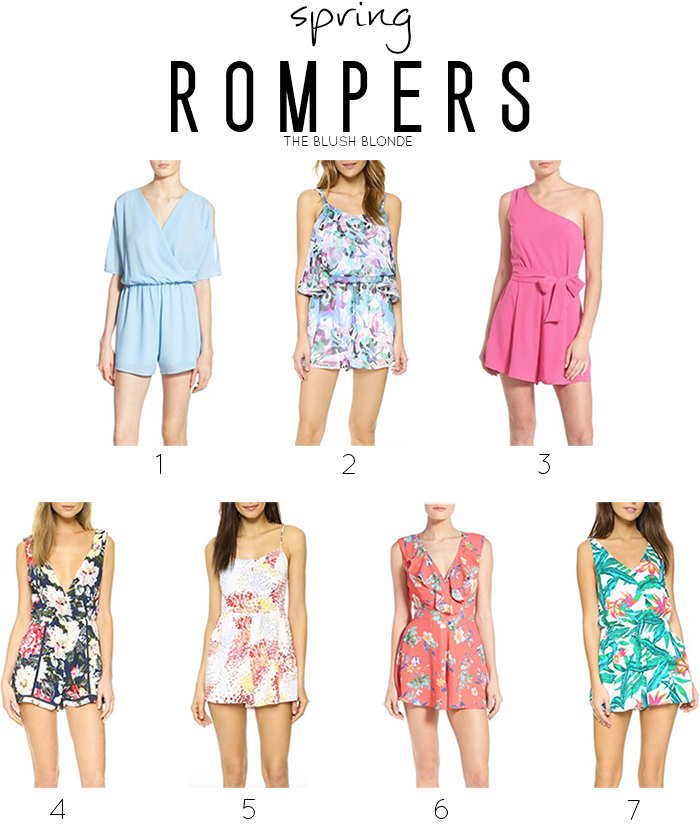 The Blush Blonde: Rompers for Spring Under $100