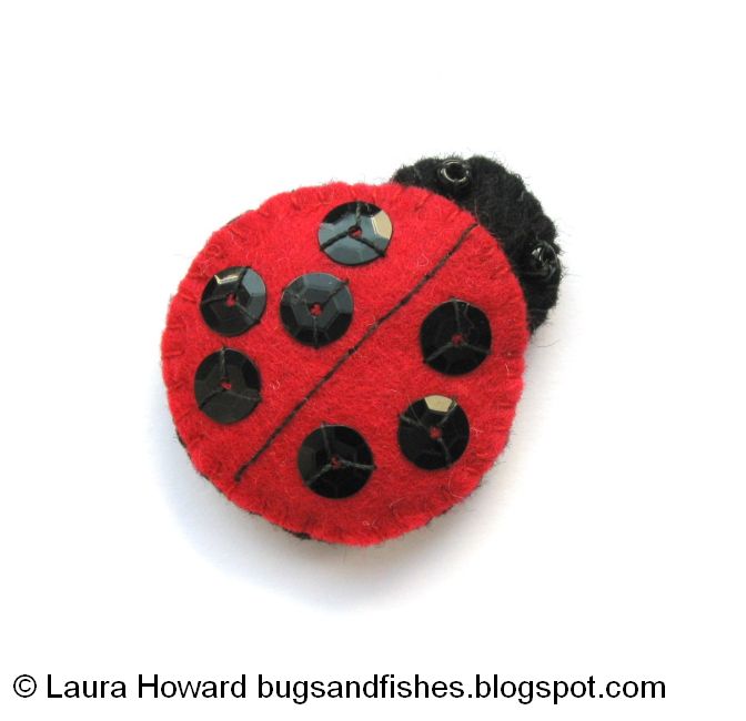 Ladybug Felt Pattern