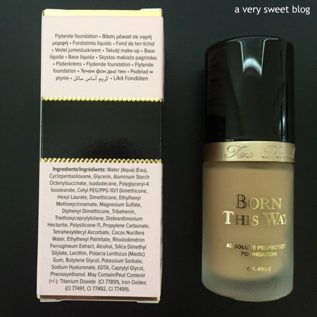 Too Faced Cosmetics Born This Way Liquid Foundation in Warm Beige ...