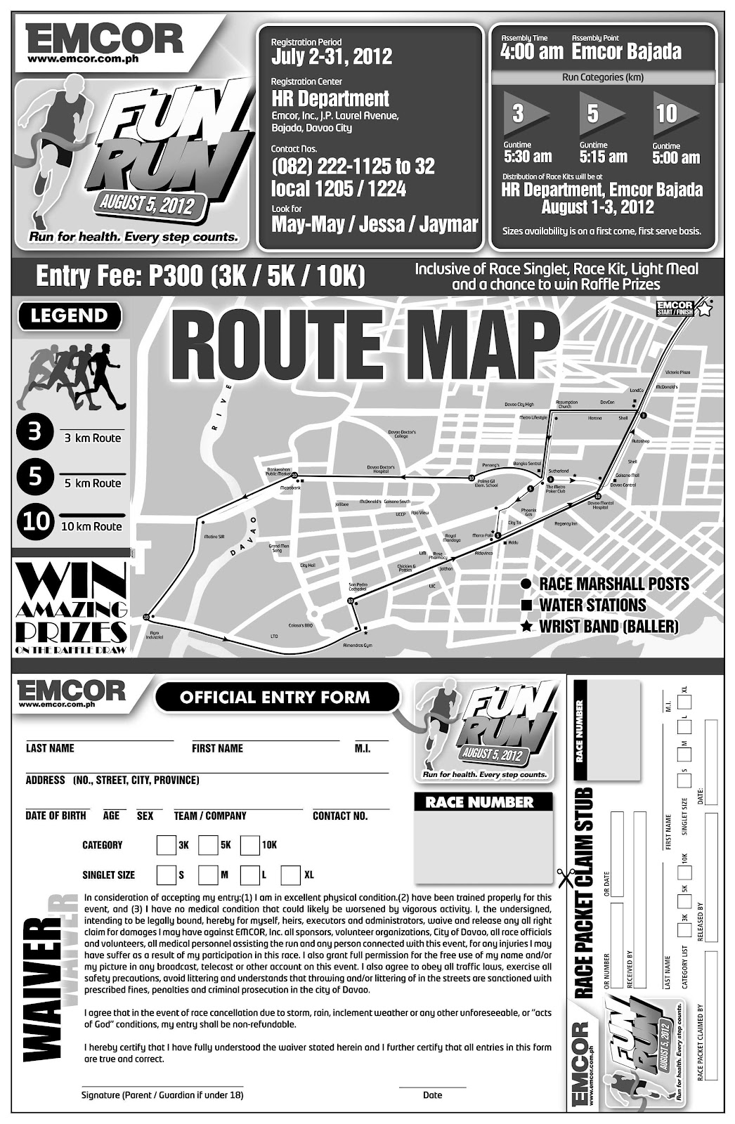 EMCOR Fun Run - Davao | Dagan ta bai