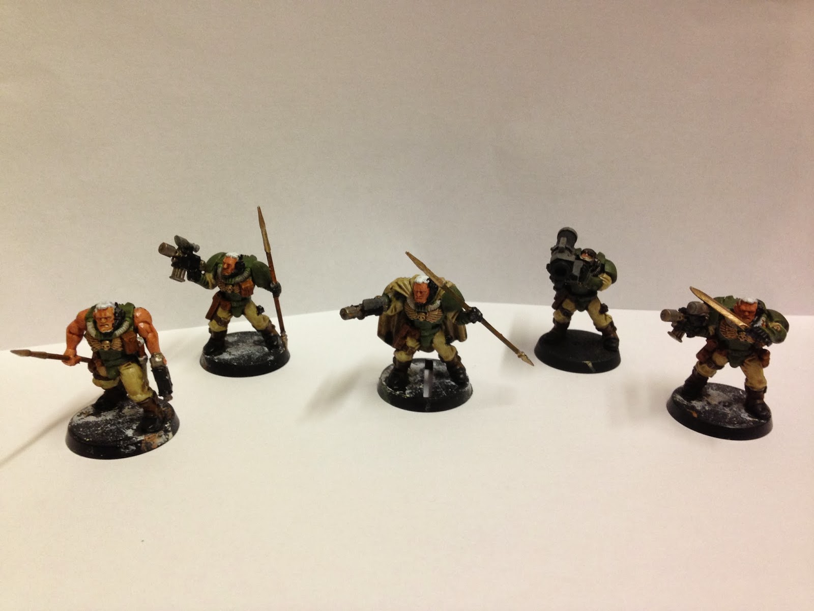 Celtic Space Marine Scouts WIP Painting