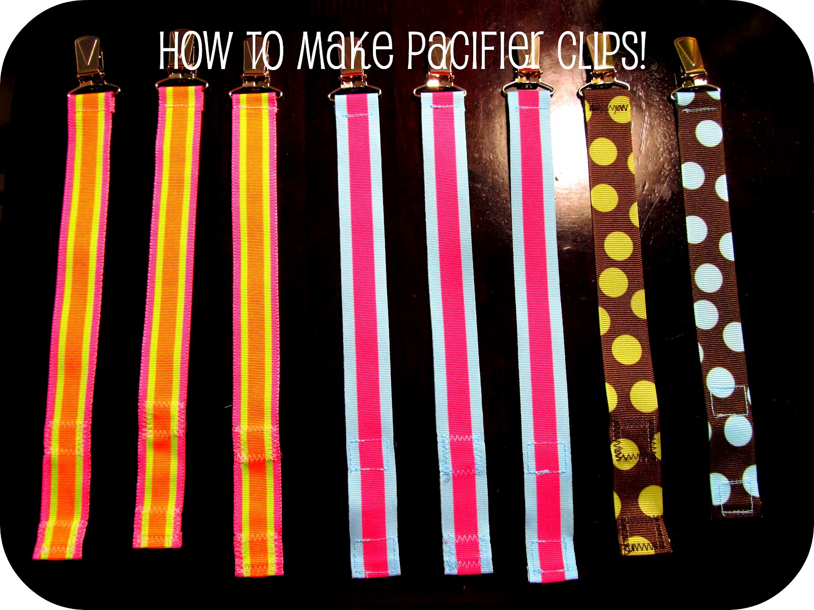 Bit of Blue Sky: Pacifier Clip Tutorial