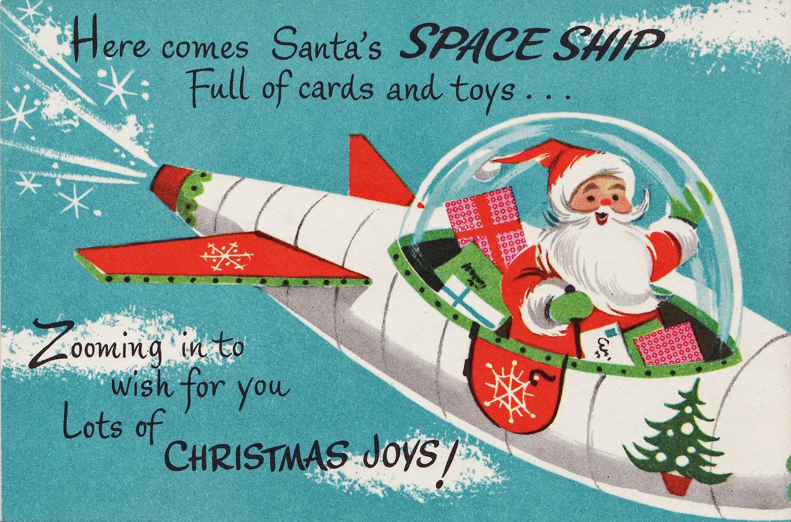 Santa's Space Ship : r/SpaceAgePop