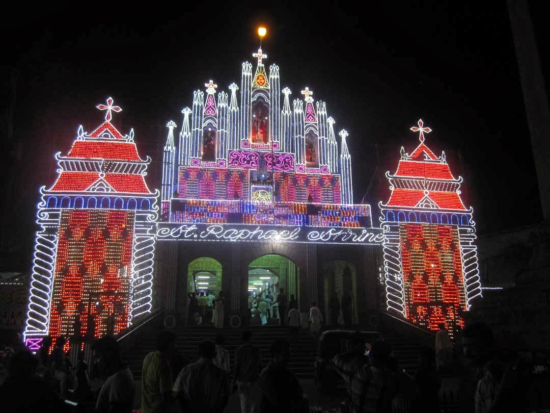 Ollur Church Circle News: Late evening scenes around Ollur Church on 22 ...