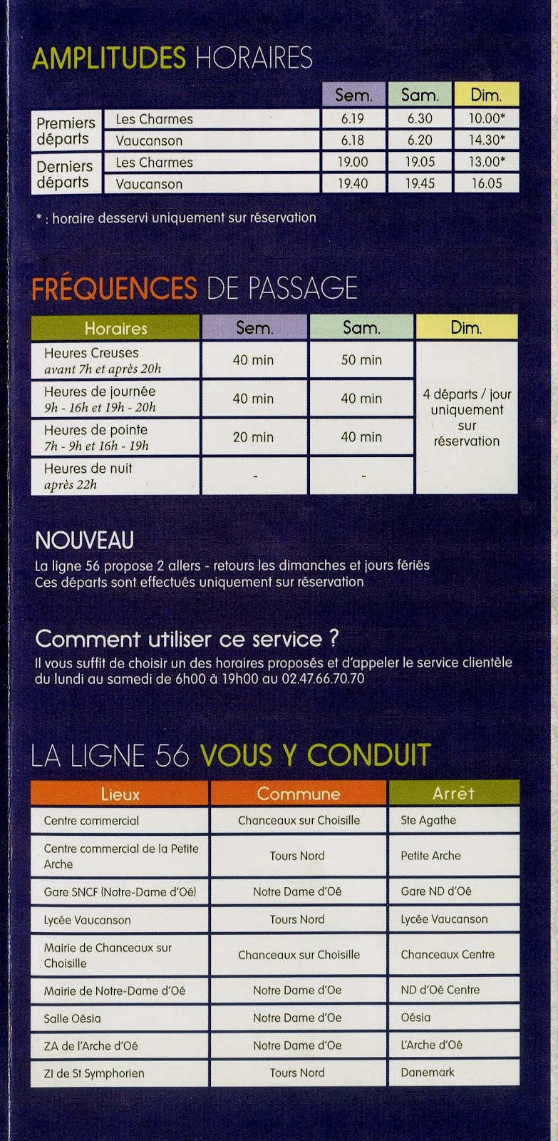 Notre Dame d'Oé: Bus Fil Bleu : pour tout savoir