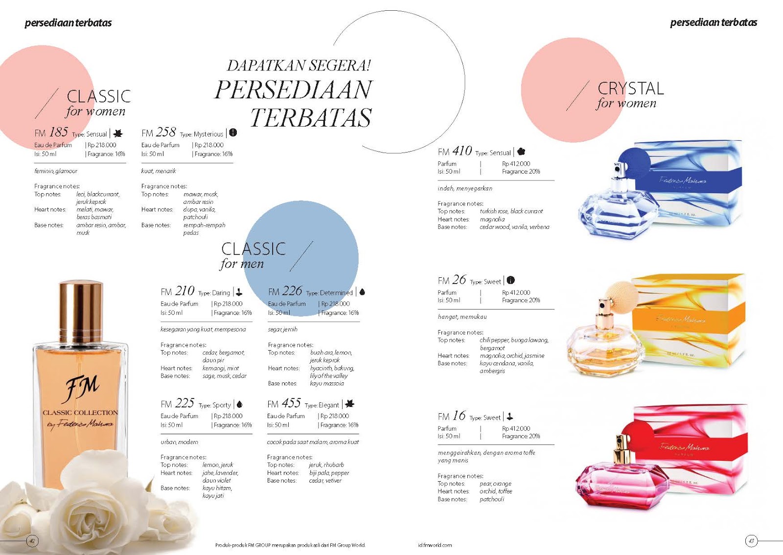 FM Original Perfume: Katalog 2016