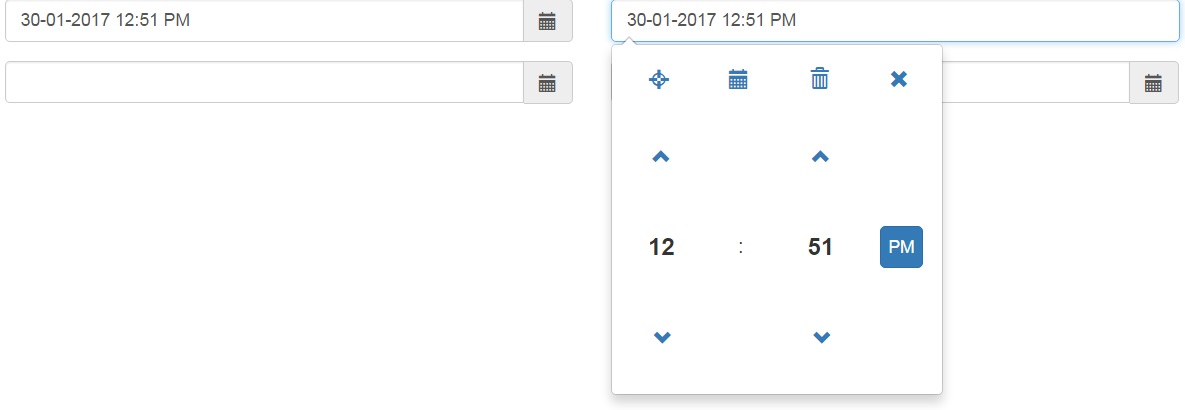 Code Samples: DateTime Picker · Bootstrap Code Samples: DateTime Picker · Bootstrap