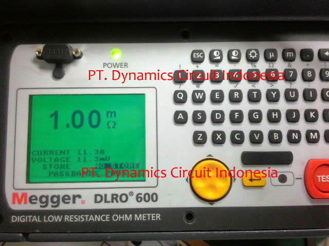 Digital Low Resistance Ohmmeter Megger DLRO 600 has successfully ...