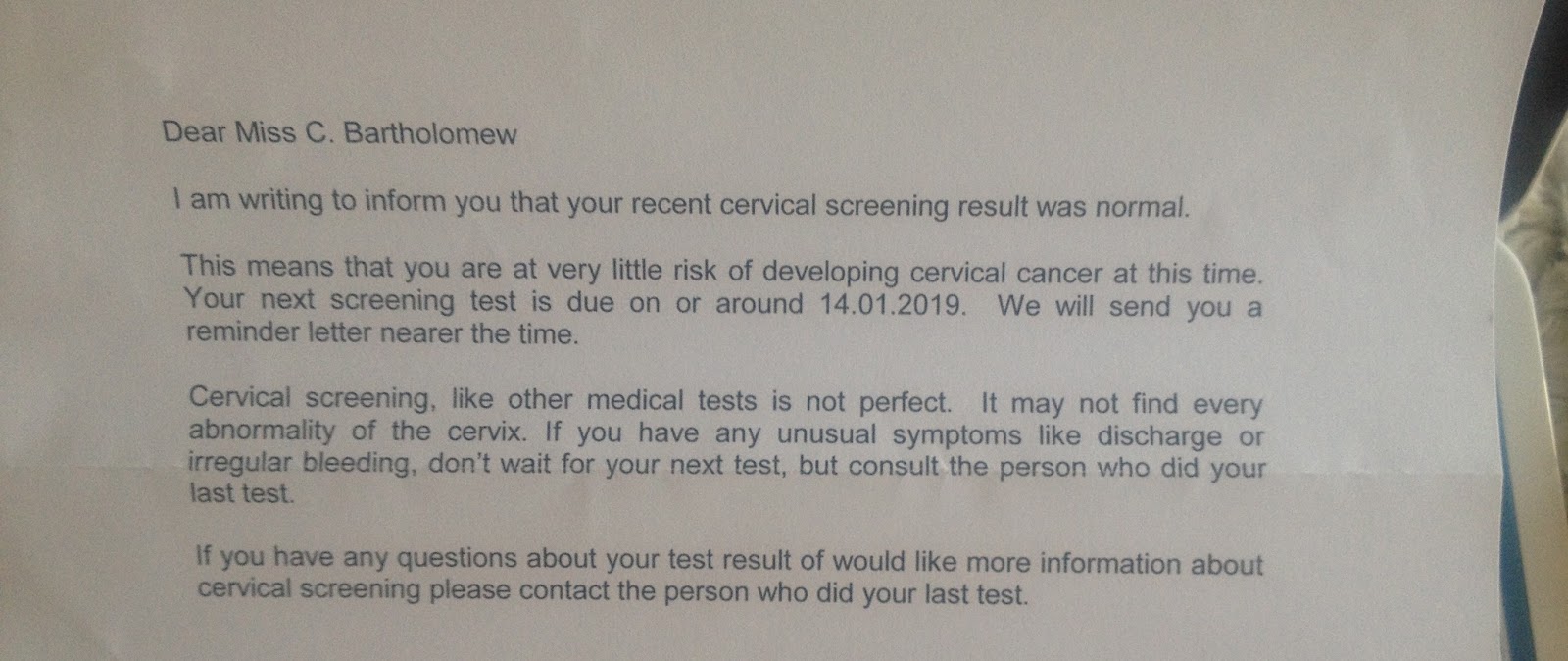 Product Reviews : My Smear Test Results