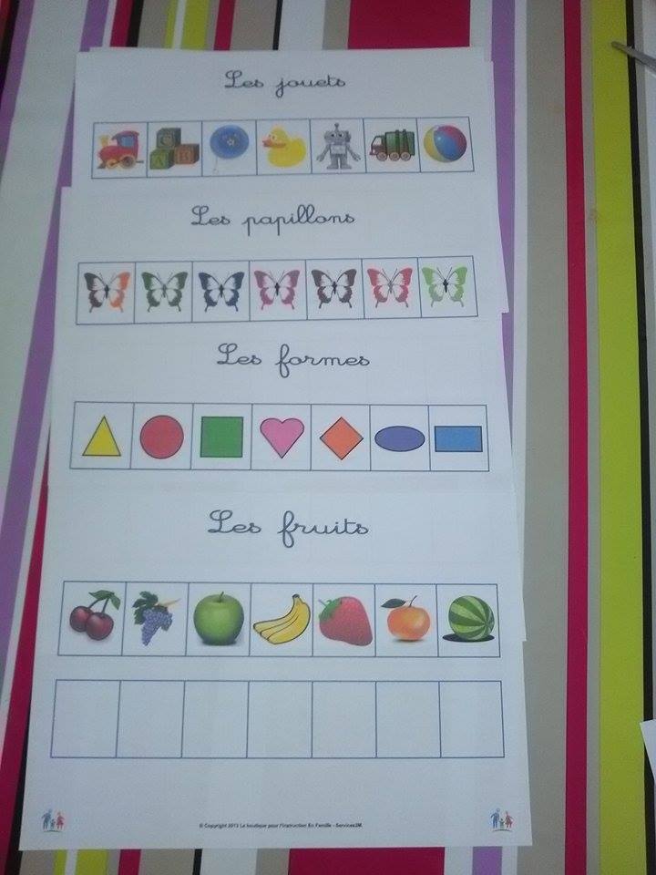 Mams De Deux Bambinos: Activité les planches de tri Montessori : la ...