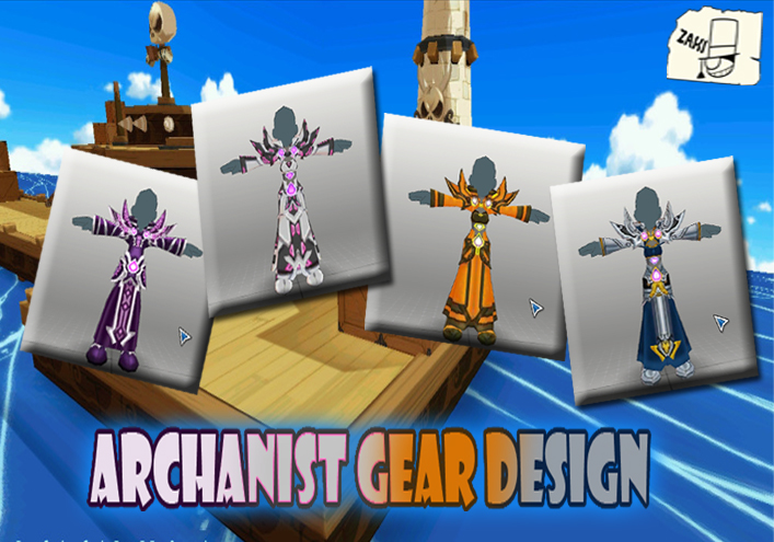 Zaki Cyber: Gear Design Archanist (Armor & Cloak) All is Here