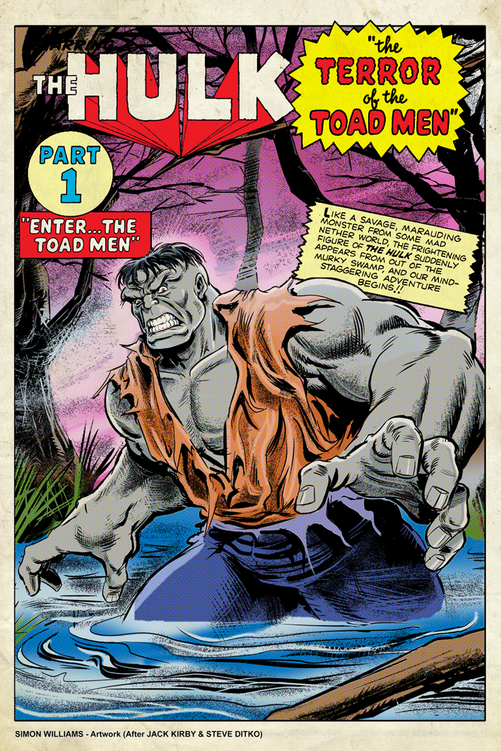 Simon Williams Comic Artist: Green and Grey