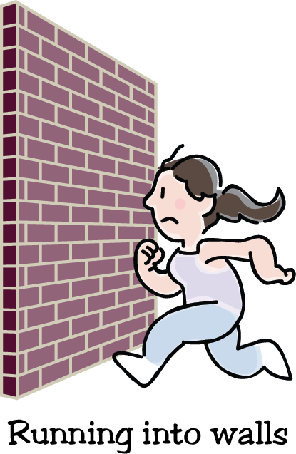 Inspirational Thoughts and more...: Up Against a Brick Wall