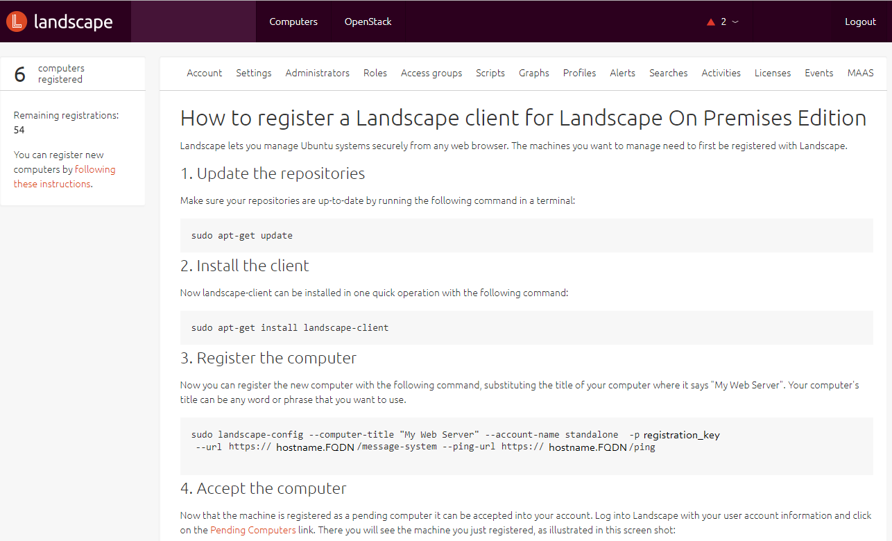 Mcubed Technologies: Ubuntu Server - Landscape