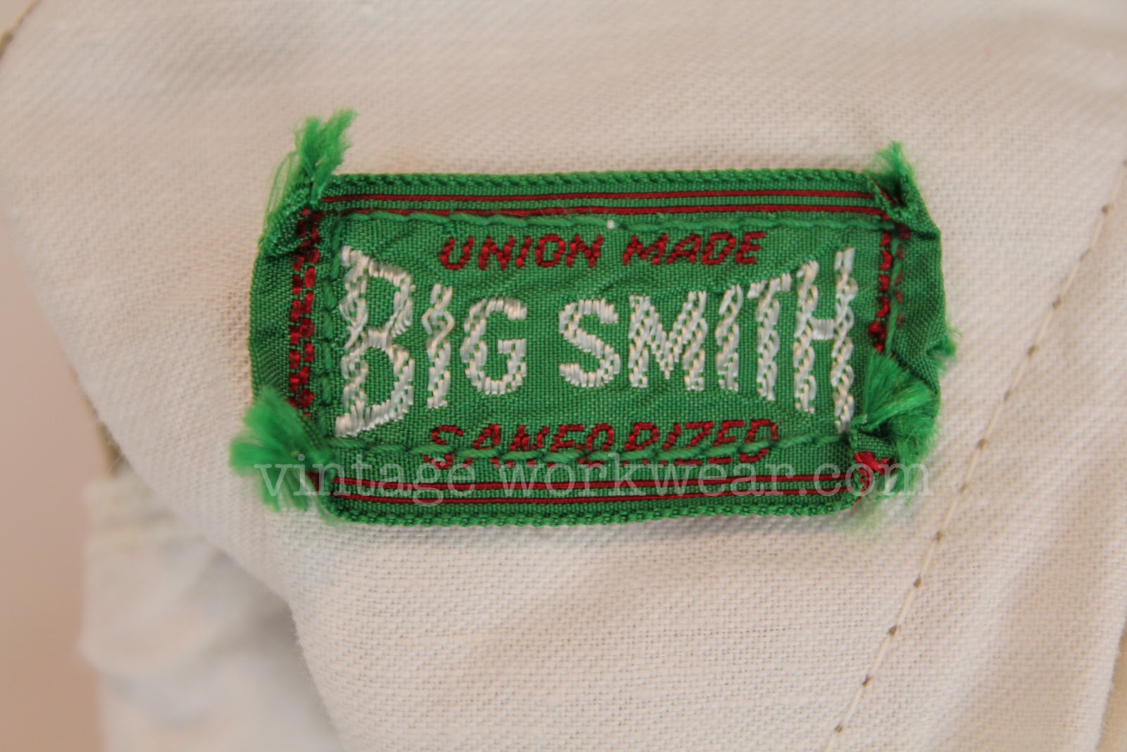 vintage workwear: Vintage BIG SMITH UNION MADE SANFORIZED Buckle Back ...
