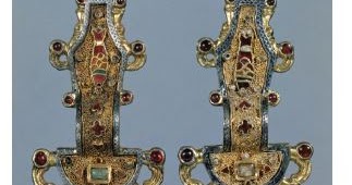 Gibby's AP Art History: 53. Merovingian looped fibulae - Early Medieval ...