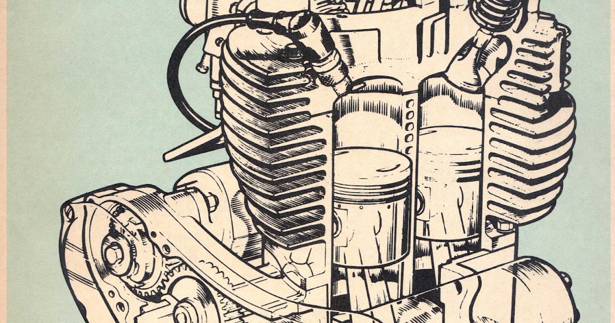 Progress is fine, but it's gone on for too long.: BSA Twin cutaway drawing