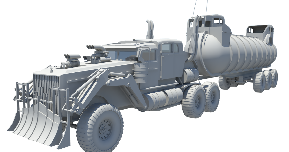 Pier-Luc Simard: warboys armada (mad max; fury road) war-rig: full ...