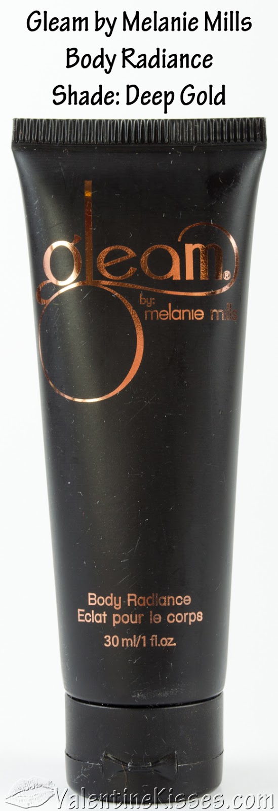 Valentine Kisses: Gleam by Melanie Mills - Body Radiance: all 4 shades - pics, swatches, review