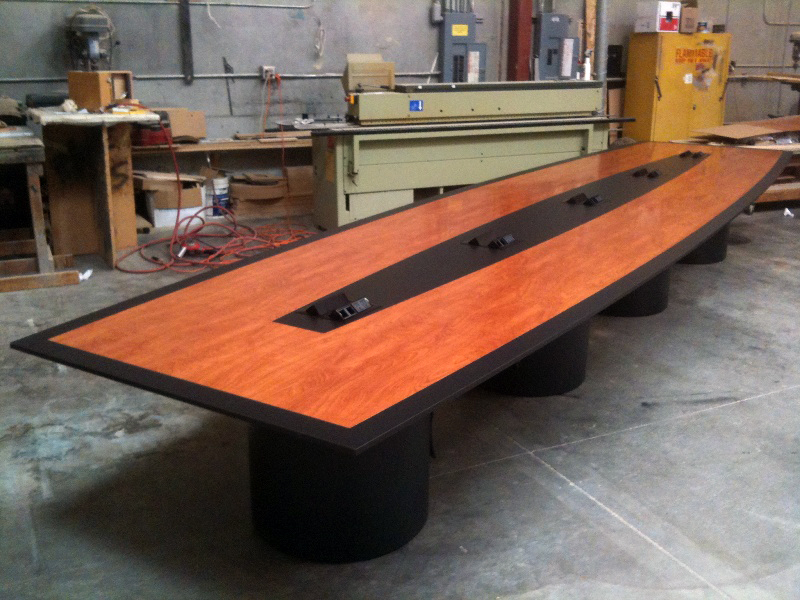 Custom Conference Tables: Lockheed Martin Conference Table Designed for ...