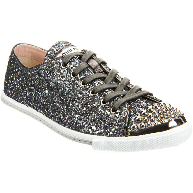 State Of Grace Miu Miu Glitter Sneakers