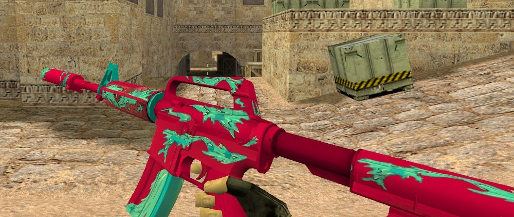 Skin M4A1 - Water Elemental (CS:GO) HD para CS 1.6 - CS Revo!