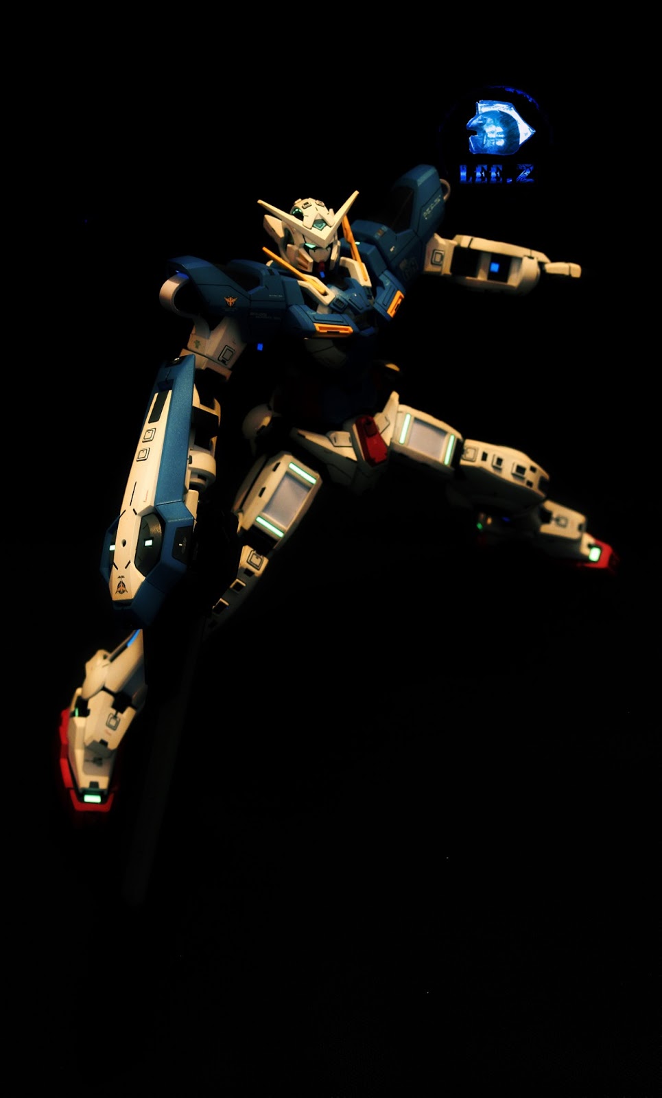 GUNDAM GUY: 1/60 Gundam Exia - Customized Build w/ Luminous Stickers