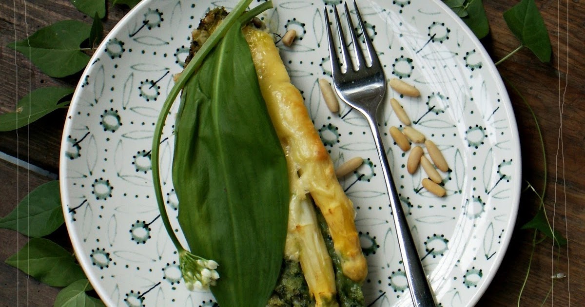 Запеканка с грис, левурда и бели аспержи - White asparagus on wild ...