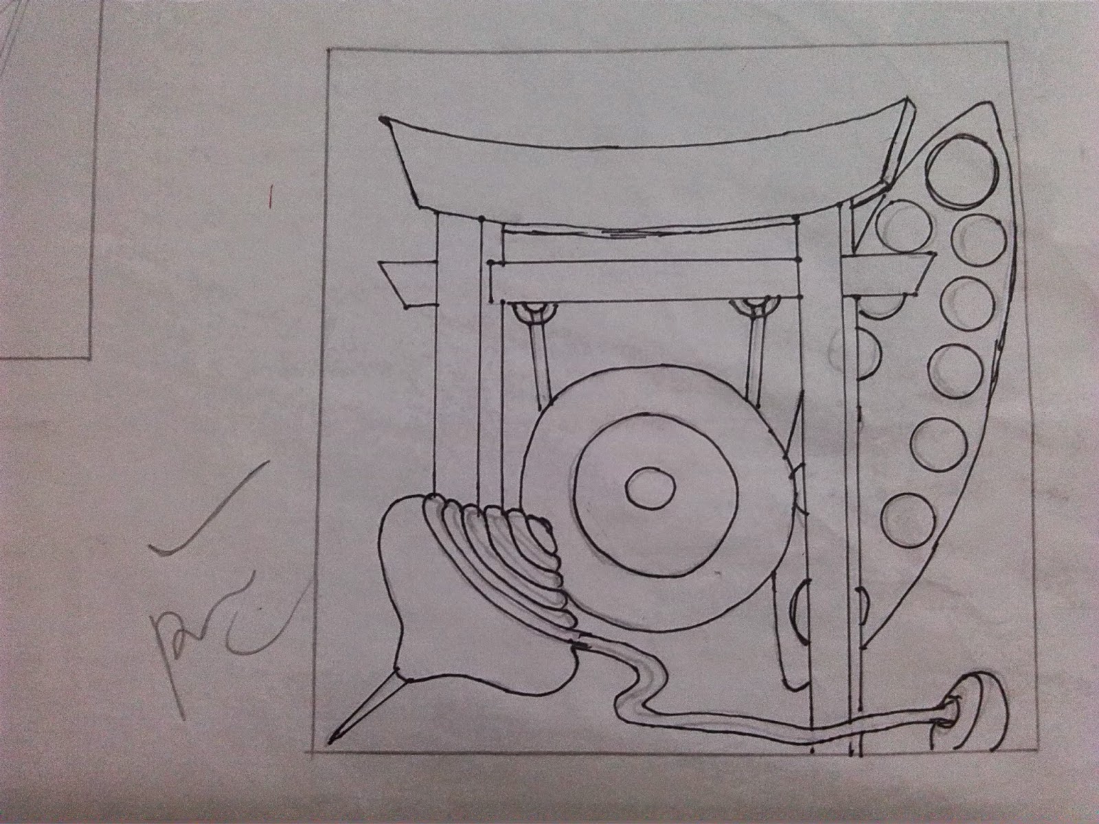 sENi aRCa UPSI: LAKARAN IDEA ( ARCA RELIEF )