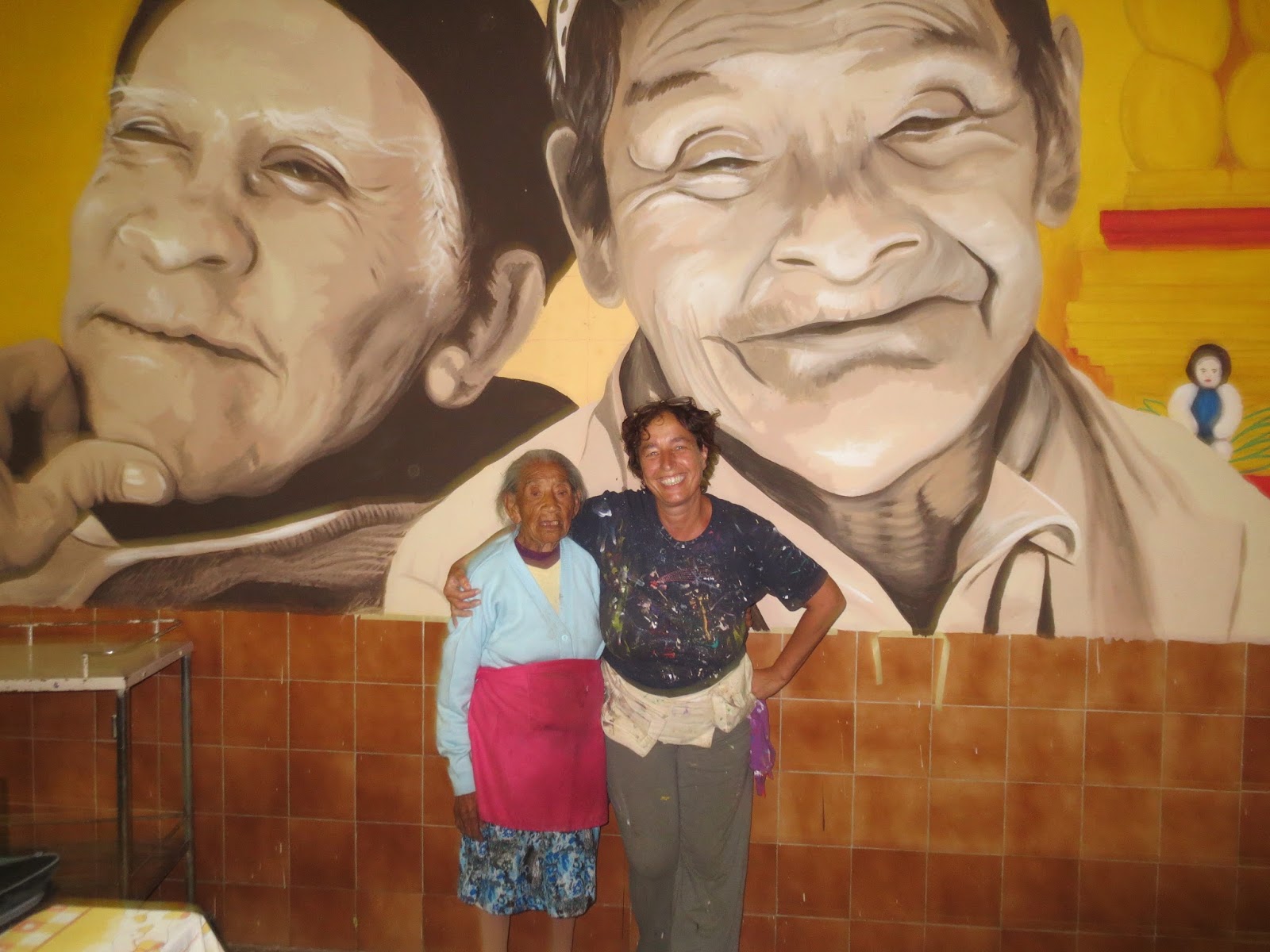 MuralArte Guate: Another Mural for the Elderly!!!