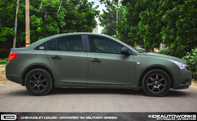 Matte Military Green Wrap - Cruze | IDE Autoworks