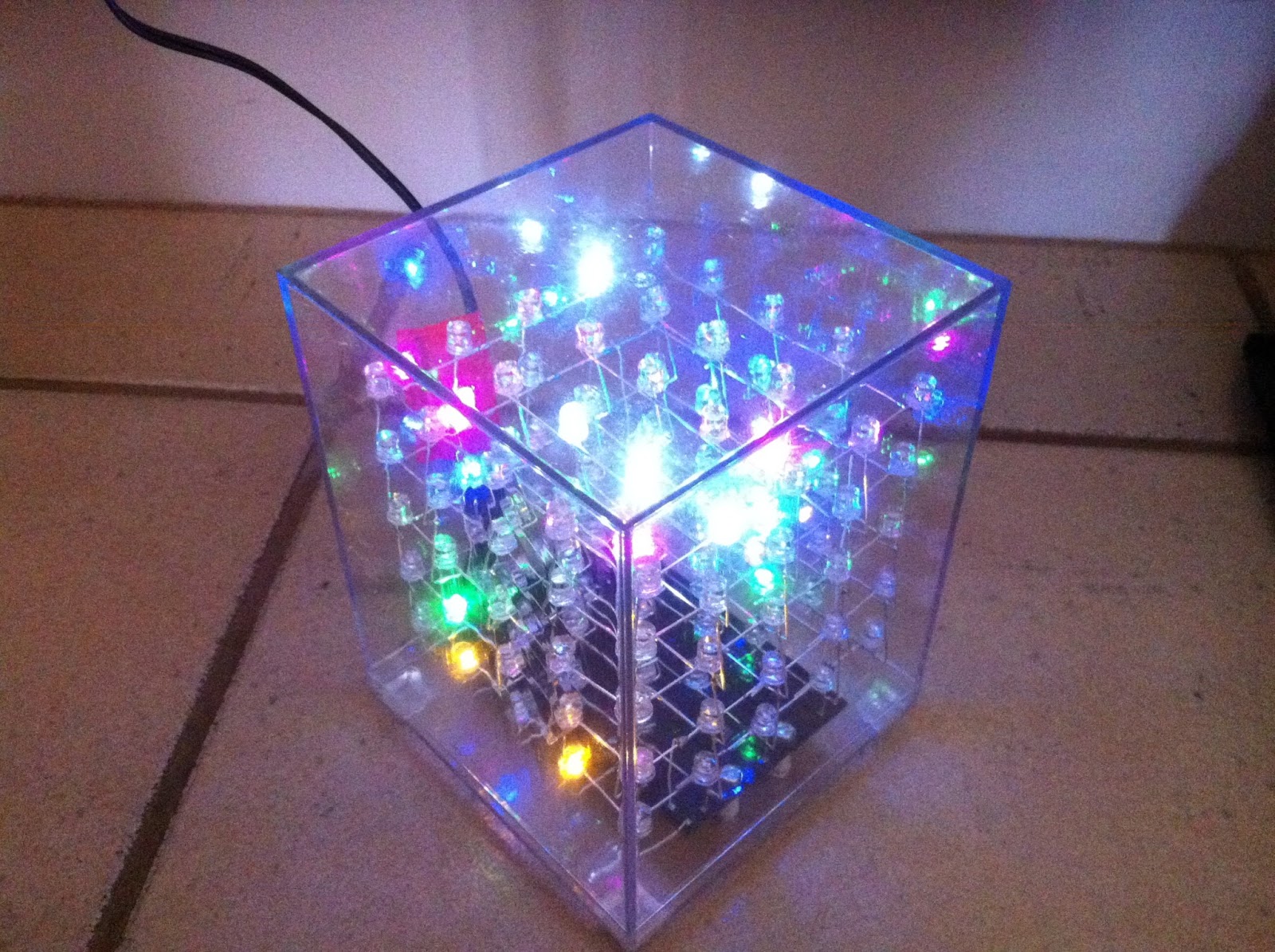 3D LED Matrix: 3x3x3, 5x5x5 and 8x8x8: Customer's 5x5x5 Cube different ...