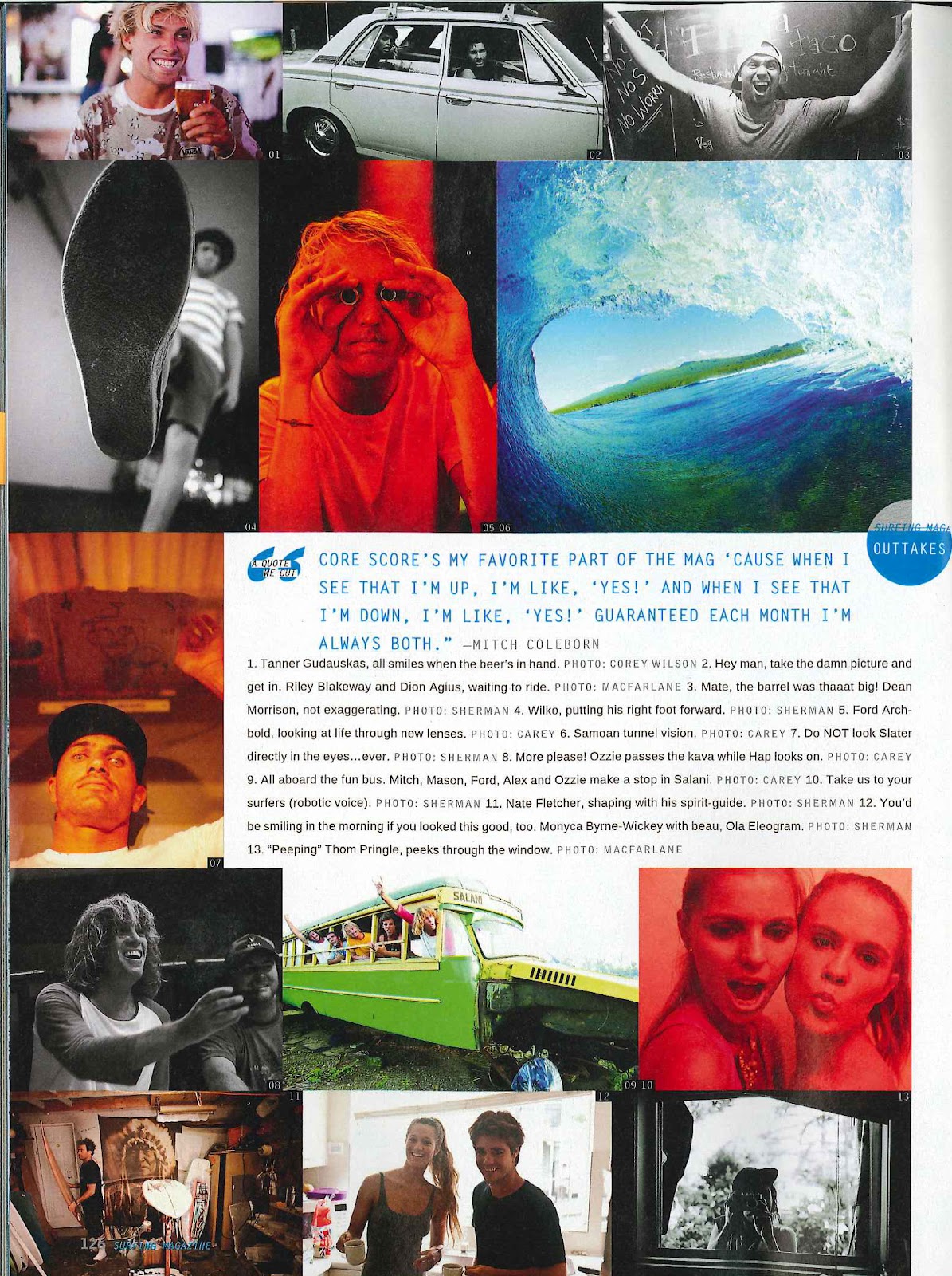 Quiksilver PR: Craig Anderson and Kelly Slater in July's issue of ...