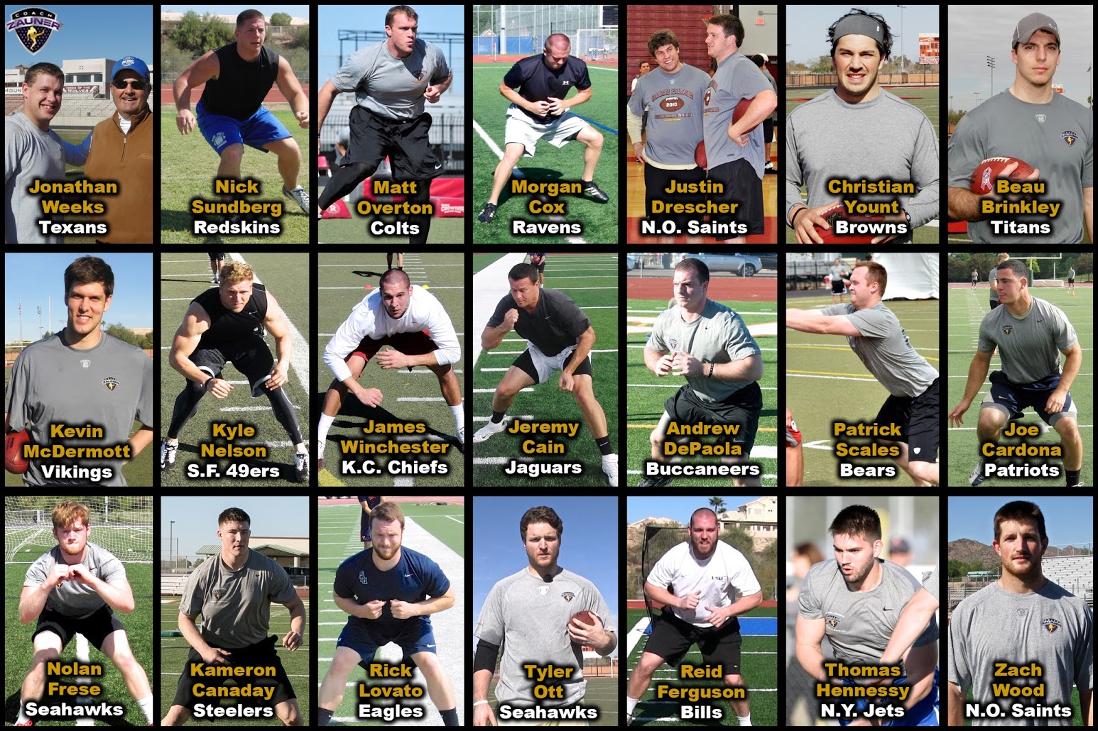 Coach Zauner's Blog...: Kameron Canaday Pittsburgh Steelers Snapper