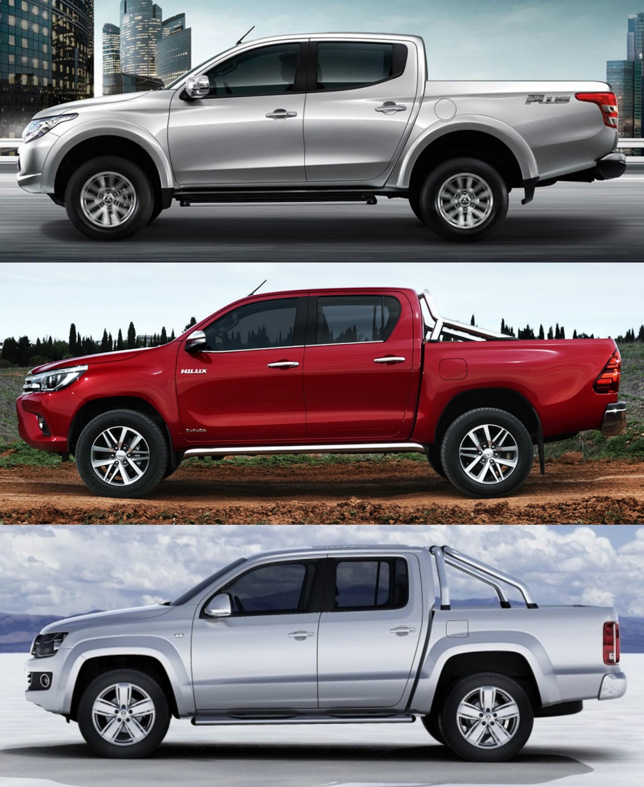 Toyota Hilux-Mitsubishi L200-VW Amarok Karşılaştırması - Sekiz Silindir