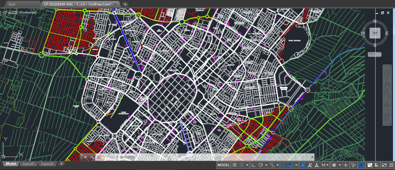 Planos de la Ciudad de Trujillo - Calles - Sectorización - Vias ...